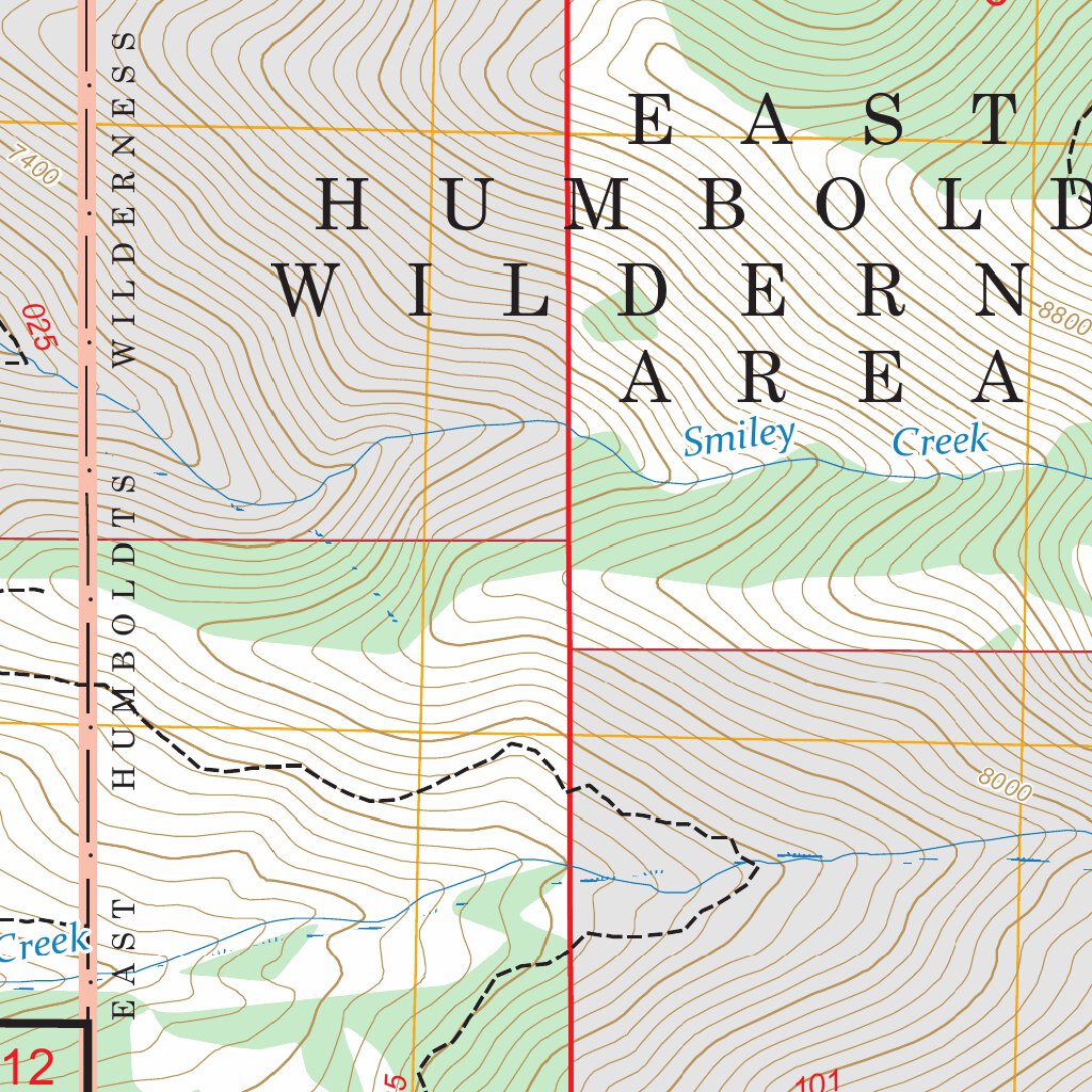 Herder Creek, NV FSTopo Map by US Forest Service - Topo | Avenza Maps