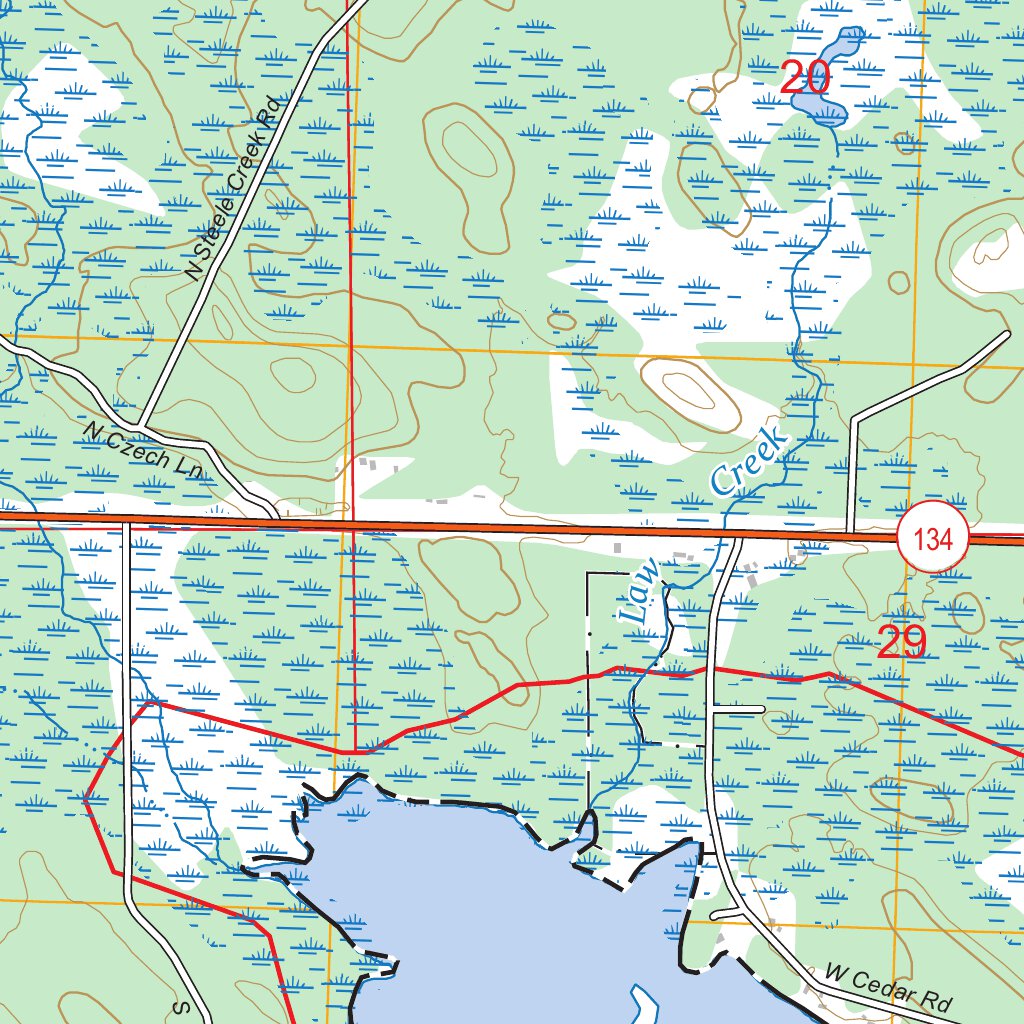 Hessel, MI FSTopo Map by US Forest Service - Topo | Avenza Maps