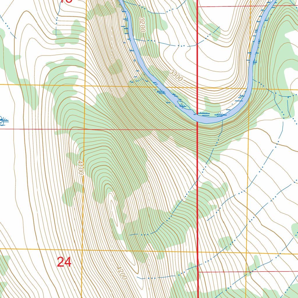 Hogback Ridge, CA FSTopo Map by US Forest Service - Topo | Avenza Maps
