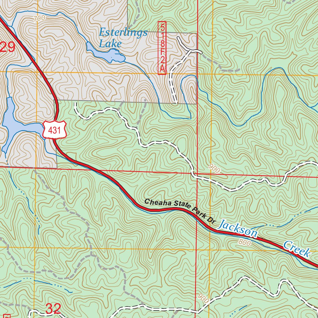 Hollis Crossroads, AL FSTopo Map by US Forest Service - Topo | Avenza Maps