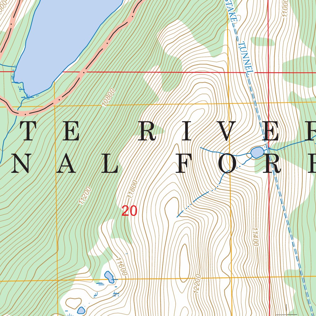 Homestake Reservoir, CO FSTopo Map by US Forest Service - Topo | Avenza ...