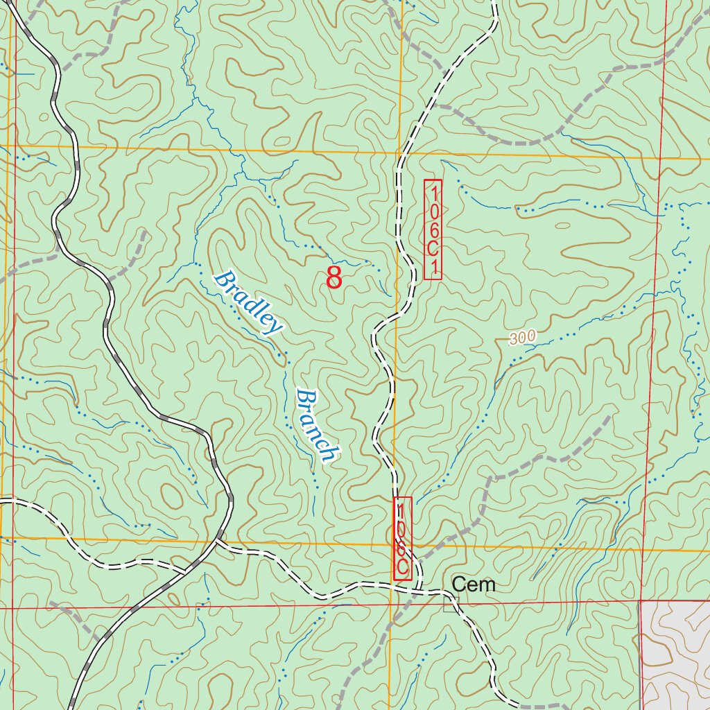 Homochitto, MS FSTopo Map by US Forest Service - Topo | Avenza Maps