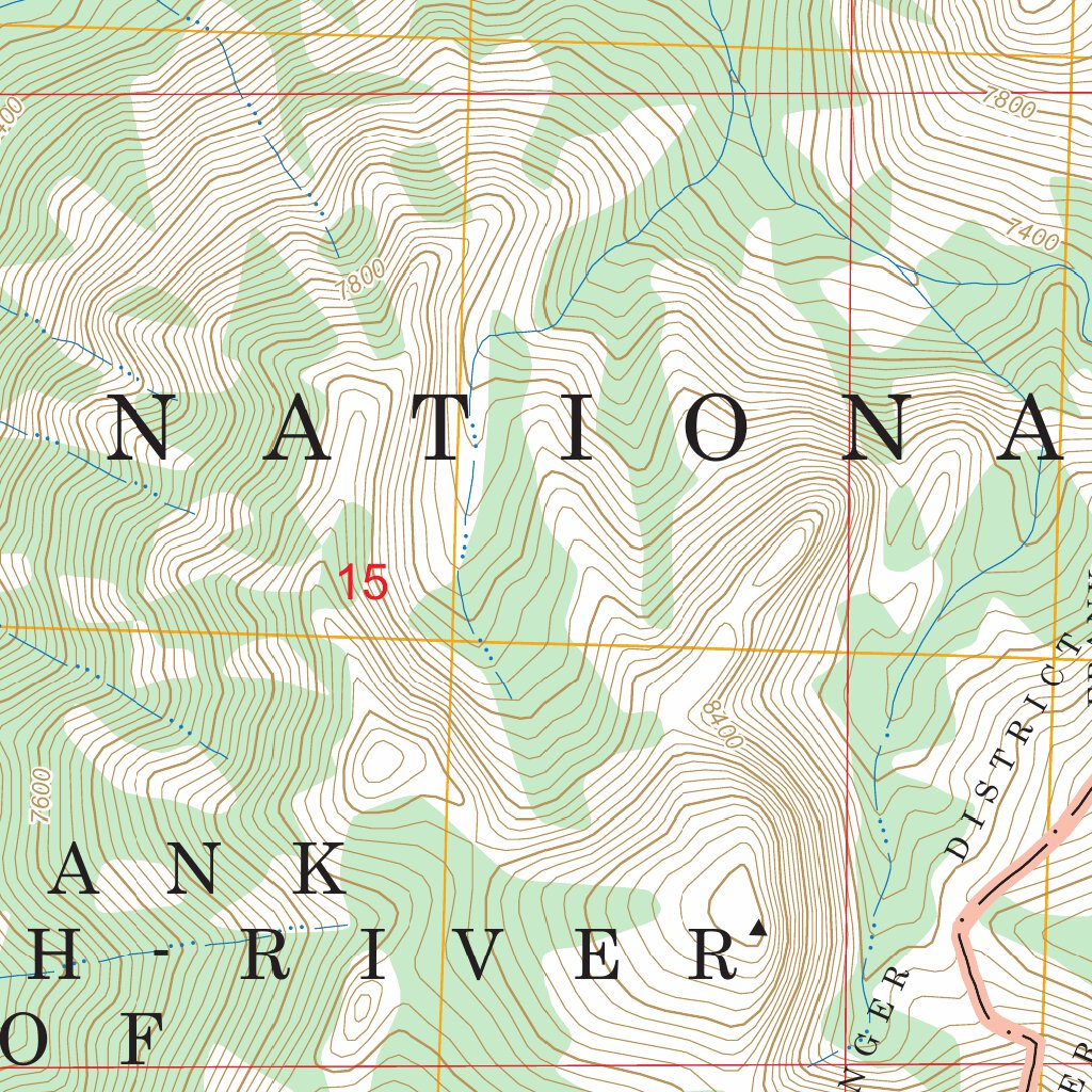 Hoodoo Meadows, ID FSTopo Map by US Forest Service - Topo | Avenza Maps