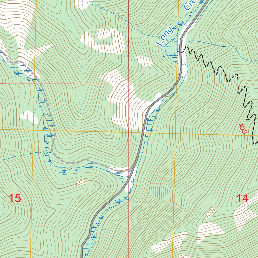 Hoodoo Pass, ID-MT FSTopo Map by US Forest Service - Topo | Avenza Maps