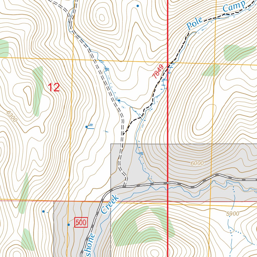 Hopper Gulch, ID FSTopo Map by US Forest Service - Topo | Avenza Maps