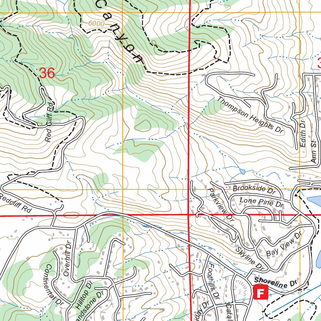 Horsetooth Reservoir, CO FSTopo Map by US Forest Service - Topo ...