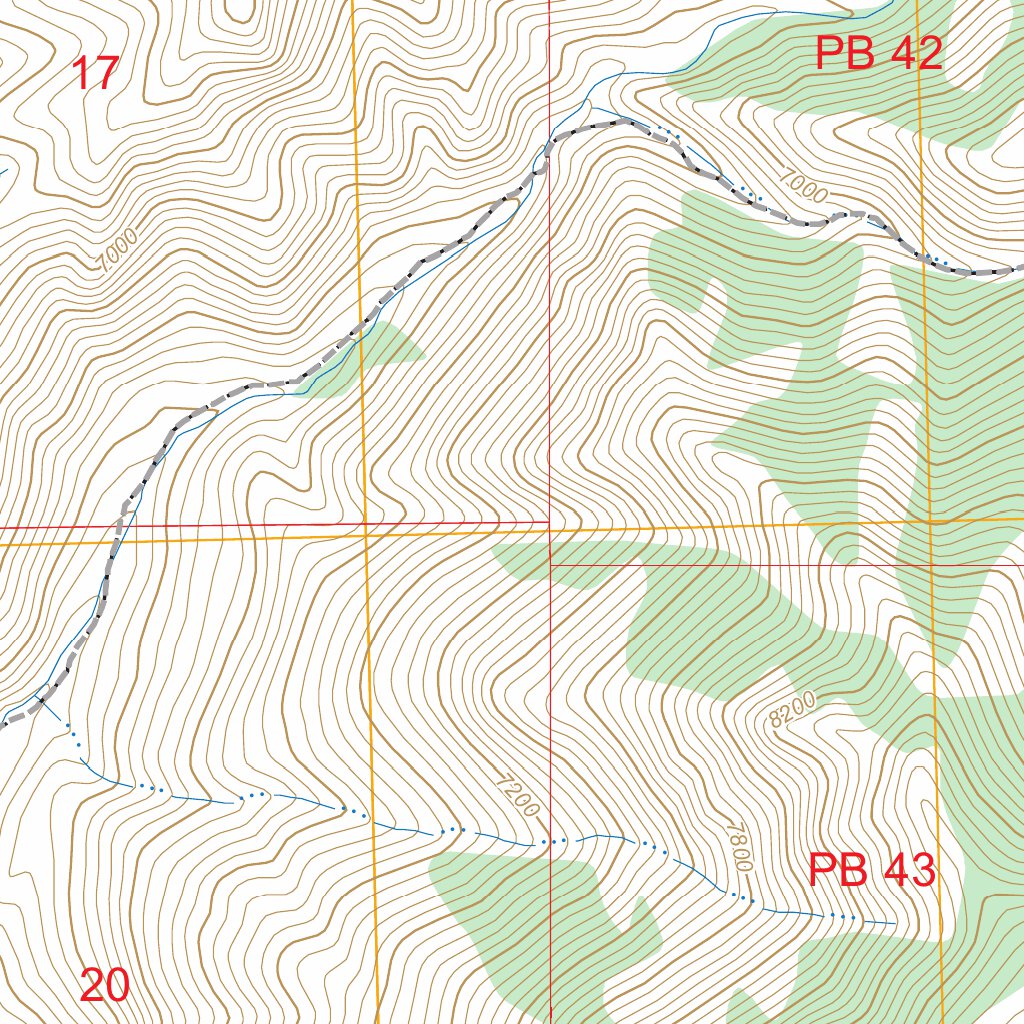 Howe NE, ID FSTopo Map by US Forest Service - Topo | Avenza Maps
