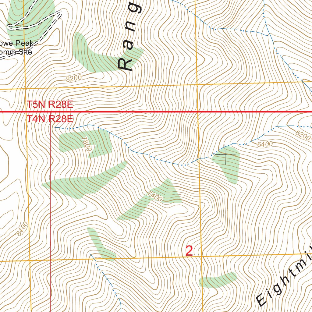 Howe Peak, ID FSTopo Map by US Forest Service - Topo | Avenza Maps