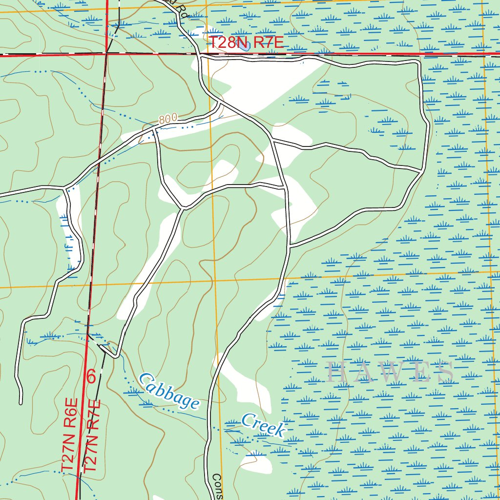 Hubbard Lake SW, MI FSTopo Map by US Forest Service - Topo | Avenza Maps