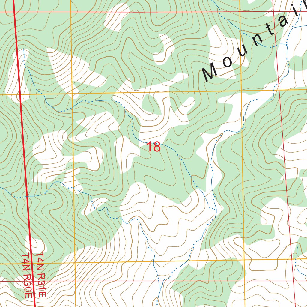 Huntoon Valley, NV FSTopo Map by US Forest Service - Topo | Avenza Maps