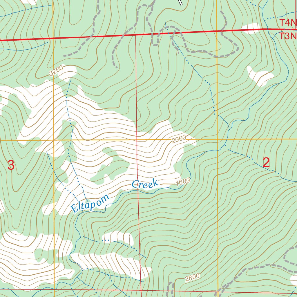 Hyampom Mountain, CA FSTopo Map by US Forest Service - Topo | Avenza Maps