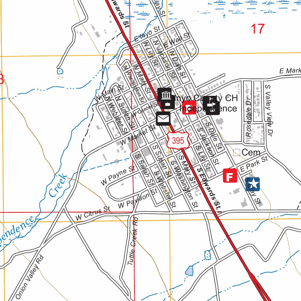 Independence, CA FSTopo Map by US Forest Service - Topo | Avenza Maps