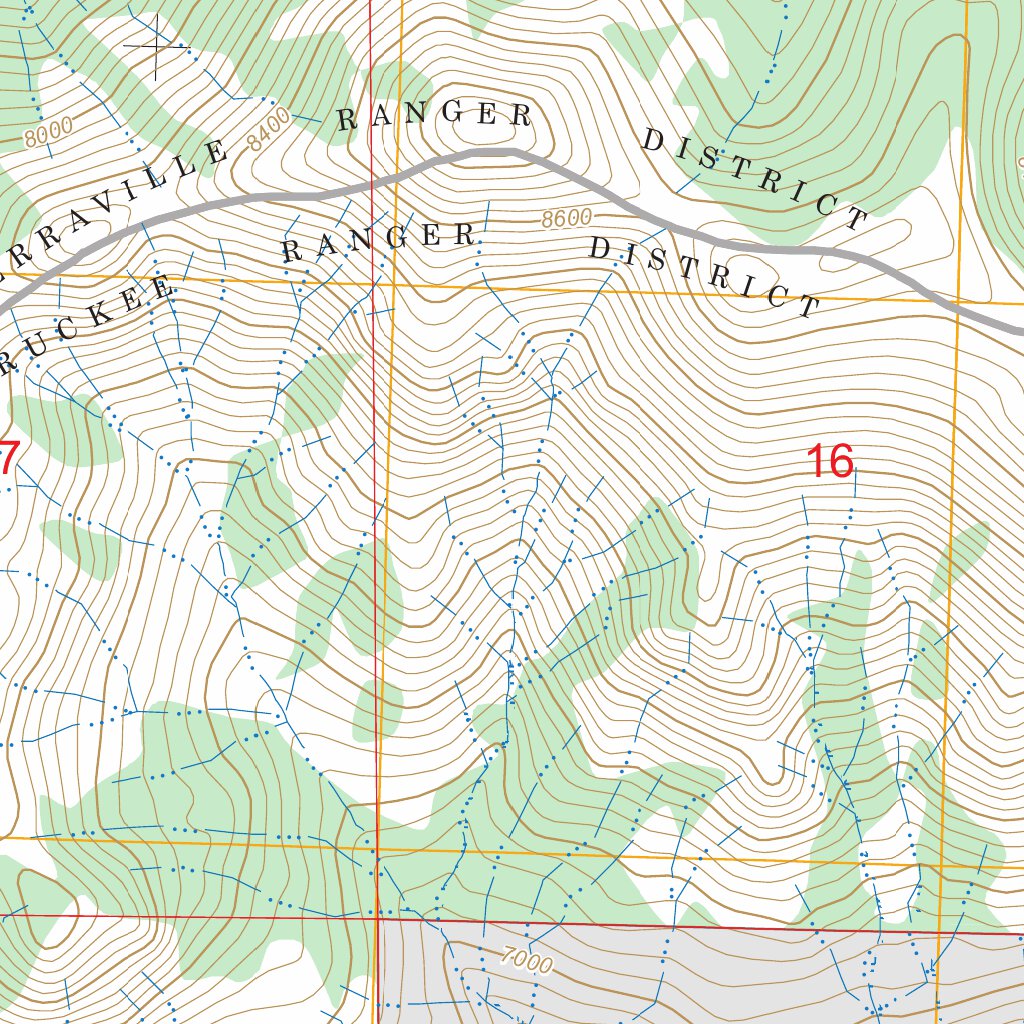 Independence Lake, CA FSTopo Map by US Forest Service - Topo | Avenza Maps