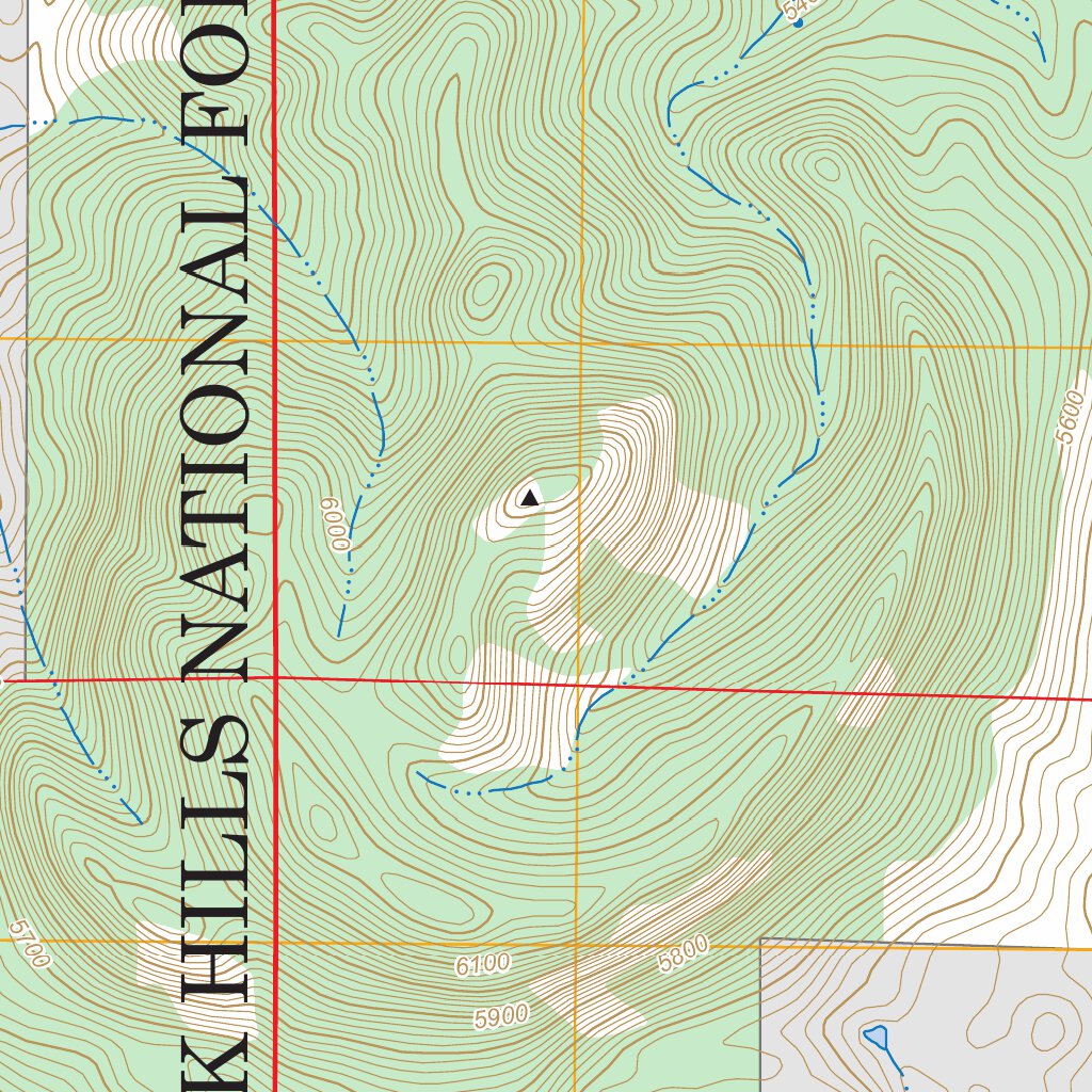 Inyan Kara Mountain, WY FSTopo Map by US Forest Service - Topo | Avenza ...