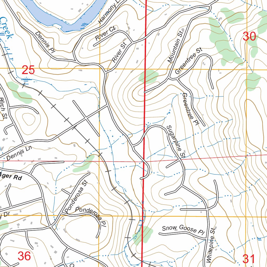 Iron Gate Reservoir, CA FSTopo Map by US Forest Service - Topo | Avenza ...