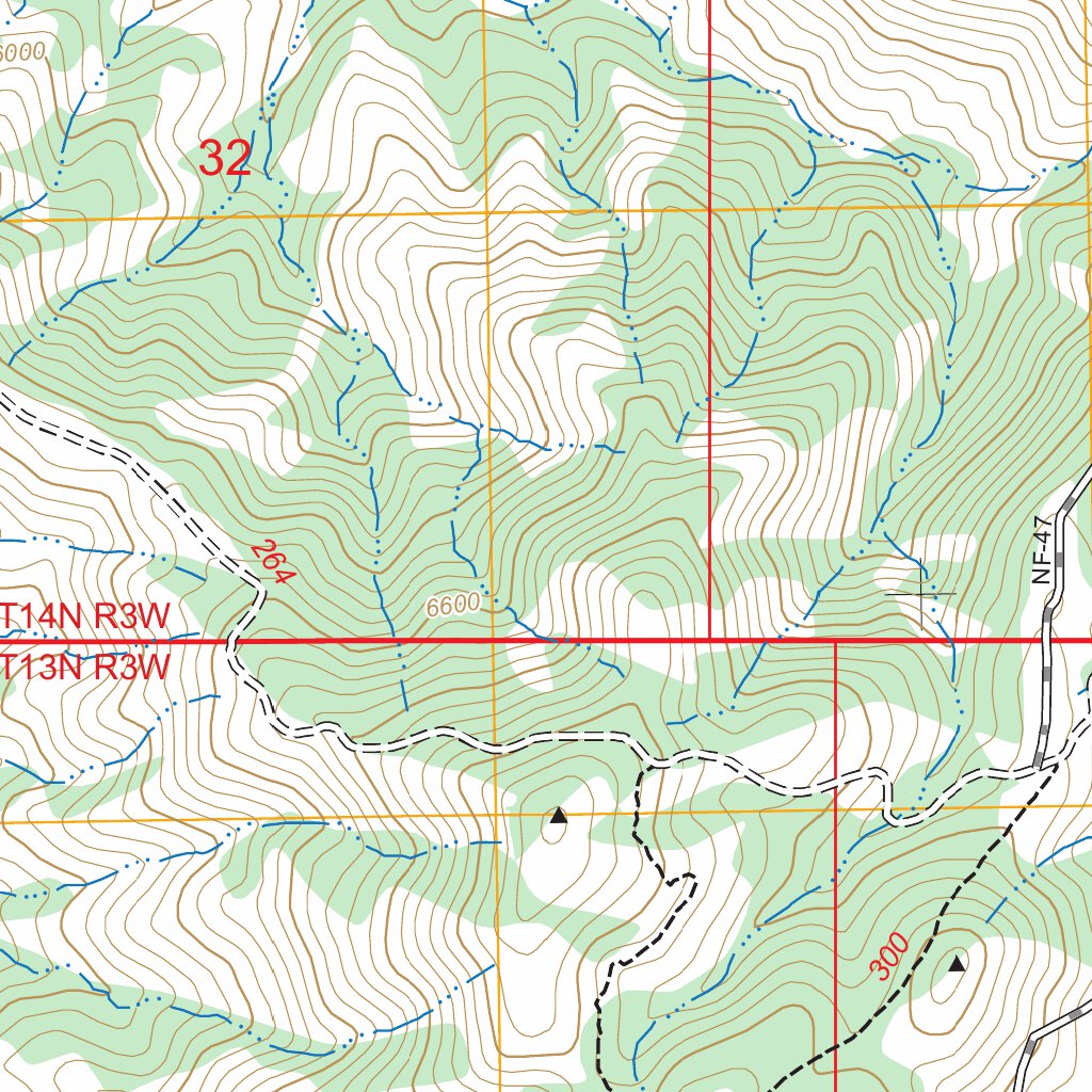 Iron Springs, AZ FSTopo Map by US Forest Service - Topo | Avenza Maps