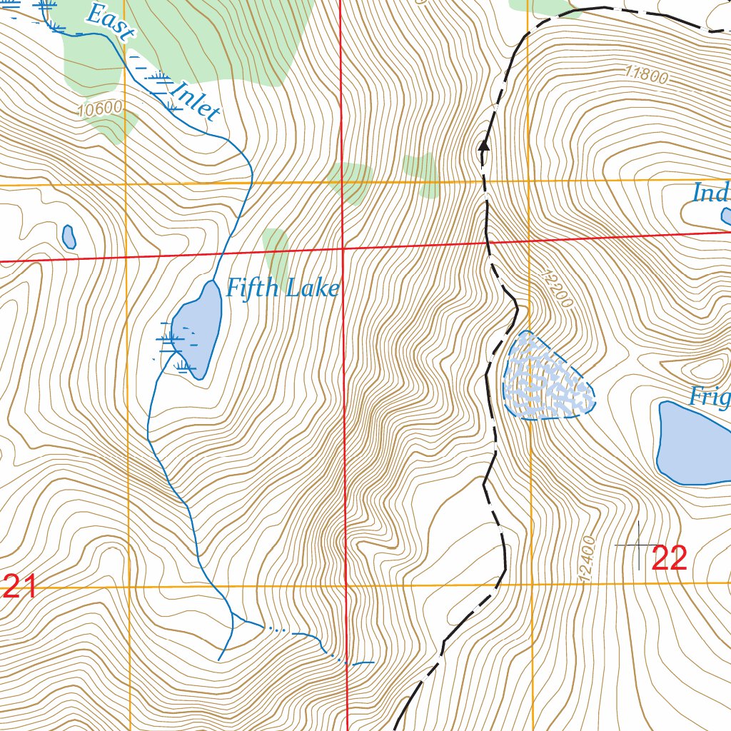 Isolation Peak, CO FSTopo Map by US Forest Service - Topo | Avenza Maps
