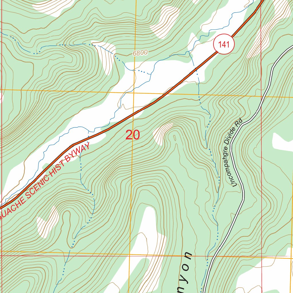 Jacks Canyon, CO FSTopo Map by US Forest Service - Topo | Avenza Maps