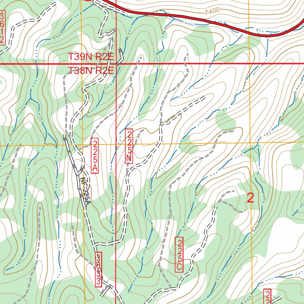 Jacob Lake, AZ FSTopo Map by US Forest Service - Topo | Avenza Maps
