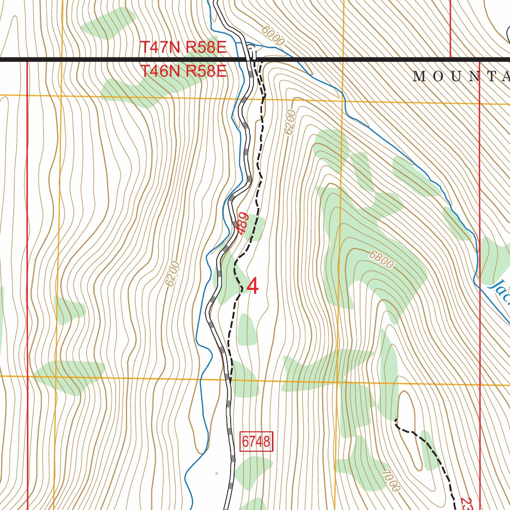 Jarbidge North, NV-ID FSTopo Map by US Forest Service - Topo | Avenza Maps