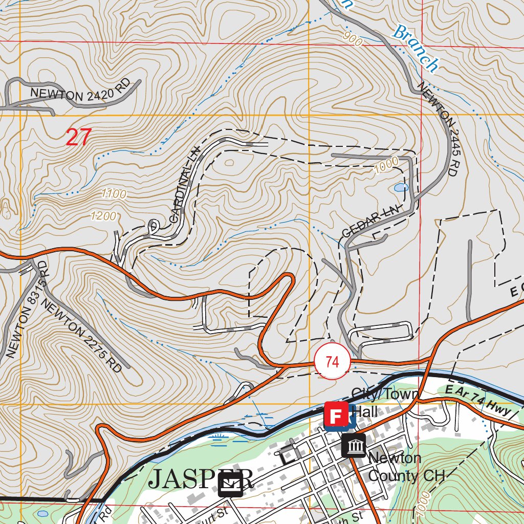 Jasper, AR FSTopo Map by US Forest Service - Topo | Avenza Maps