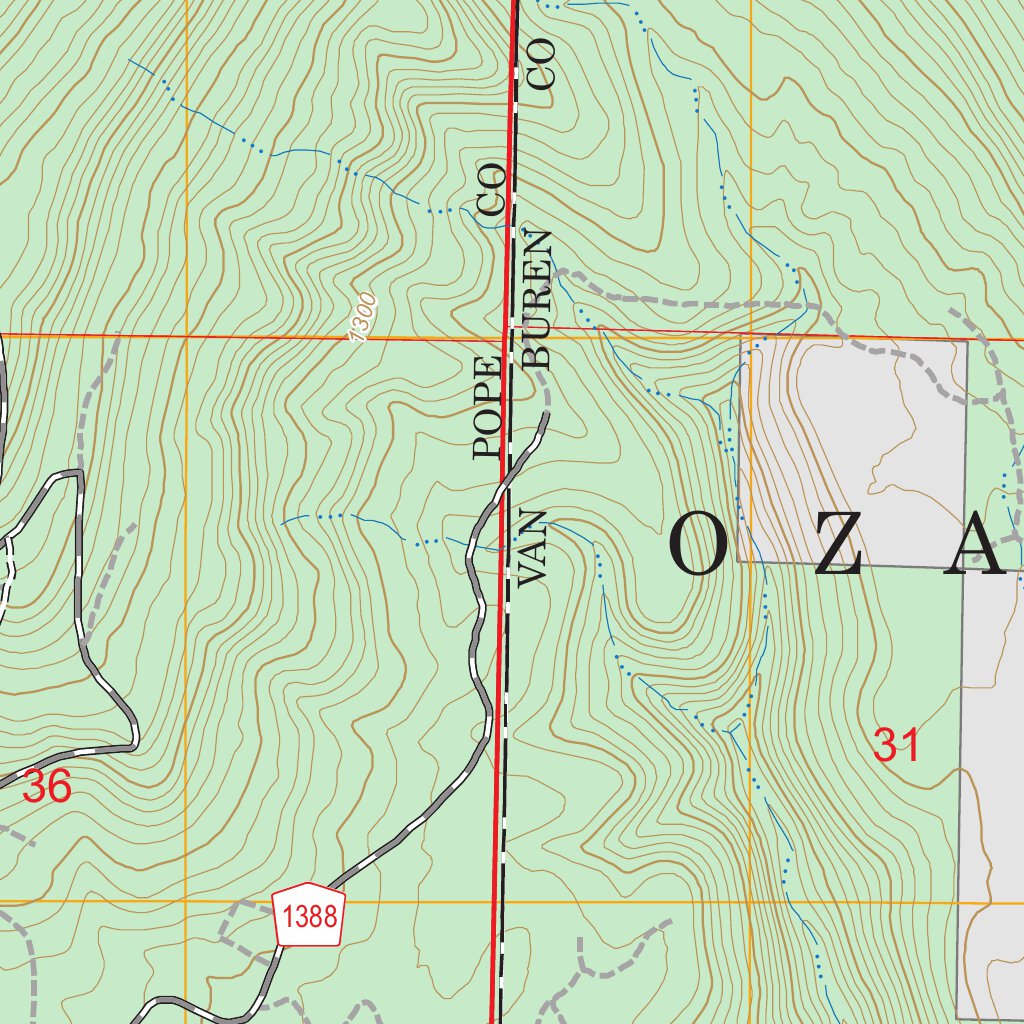 Jerusalem, AR FSTopo Map by US Forest Service - Topo | Avenza Maps