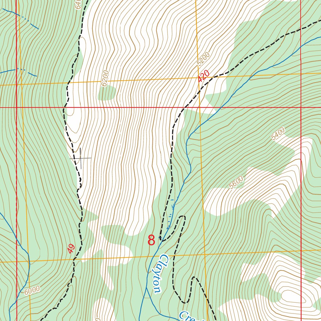Jewel Basin, MT FSTopo Map by US Forest Service - Topo | Avenza Maps