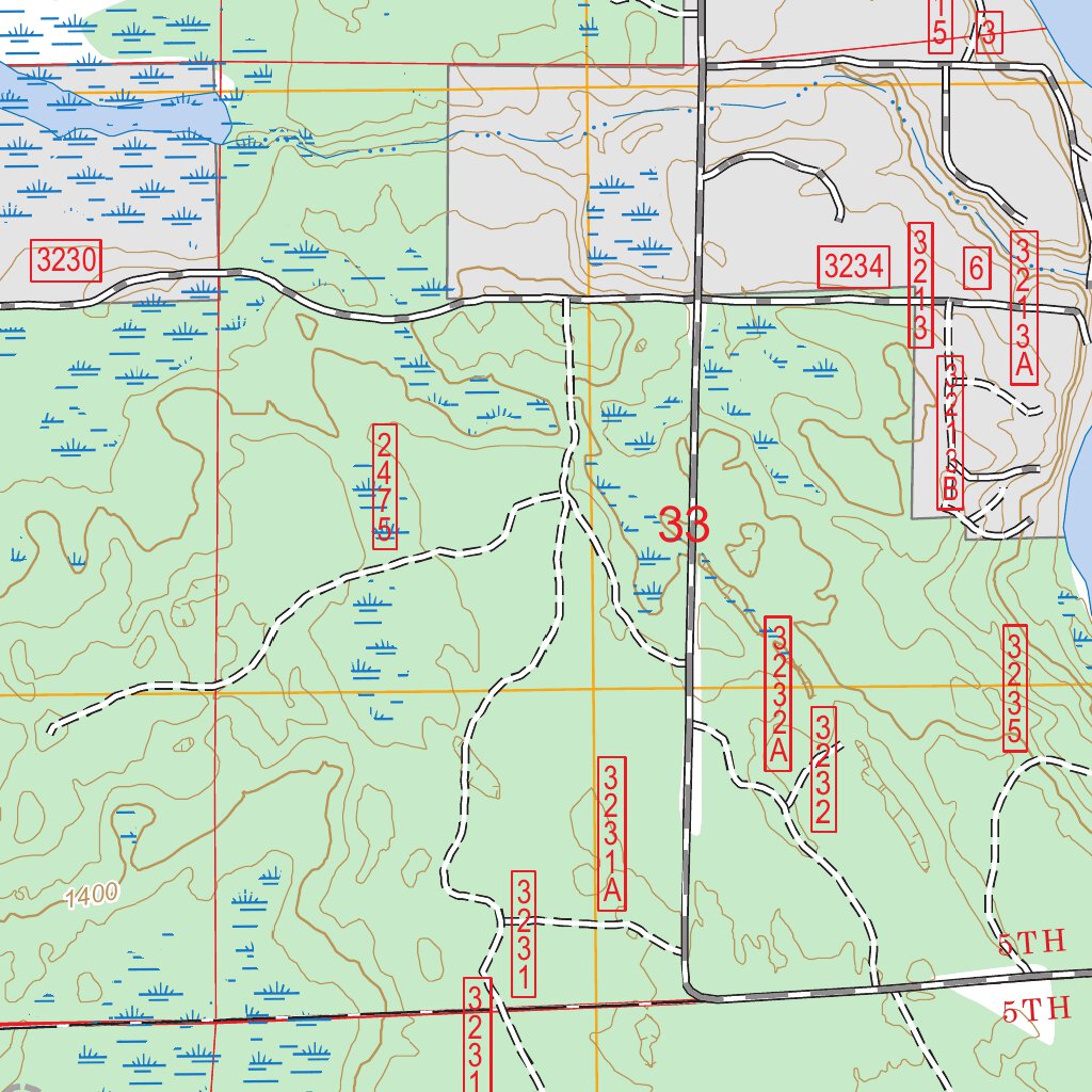 Jessie Lake, MN FSTopo Map by US Forest Service - Topo | Avenza Maps