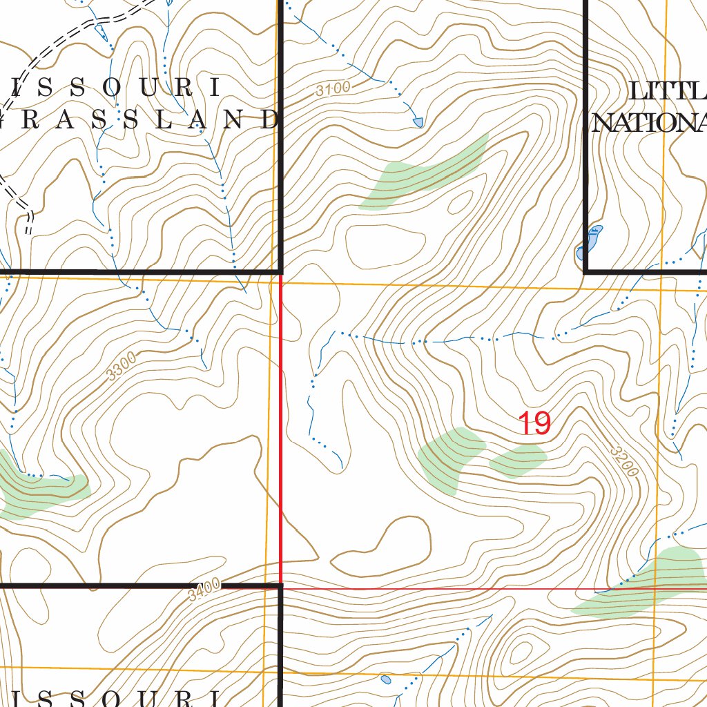 Black Butte, ND FSTopo Map by US Forest Service - Topo | Avenza Maps