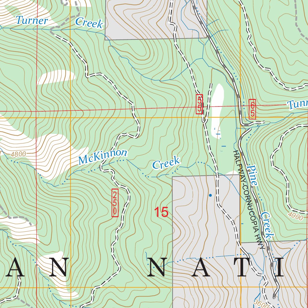 Jimtown, OR FSTopo Map by US Forest Service - Topo | Avenza Maps
