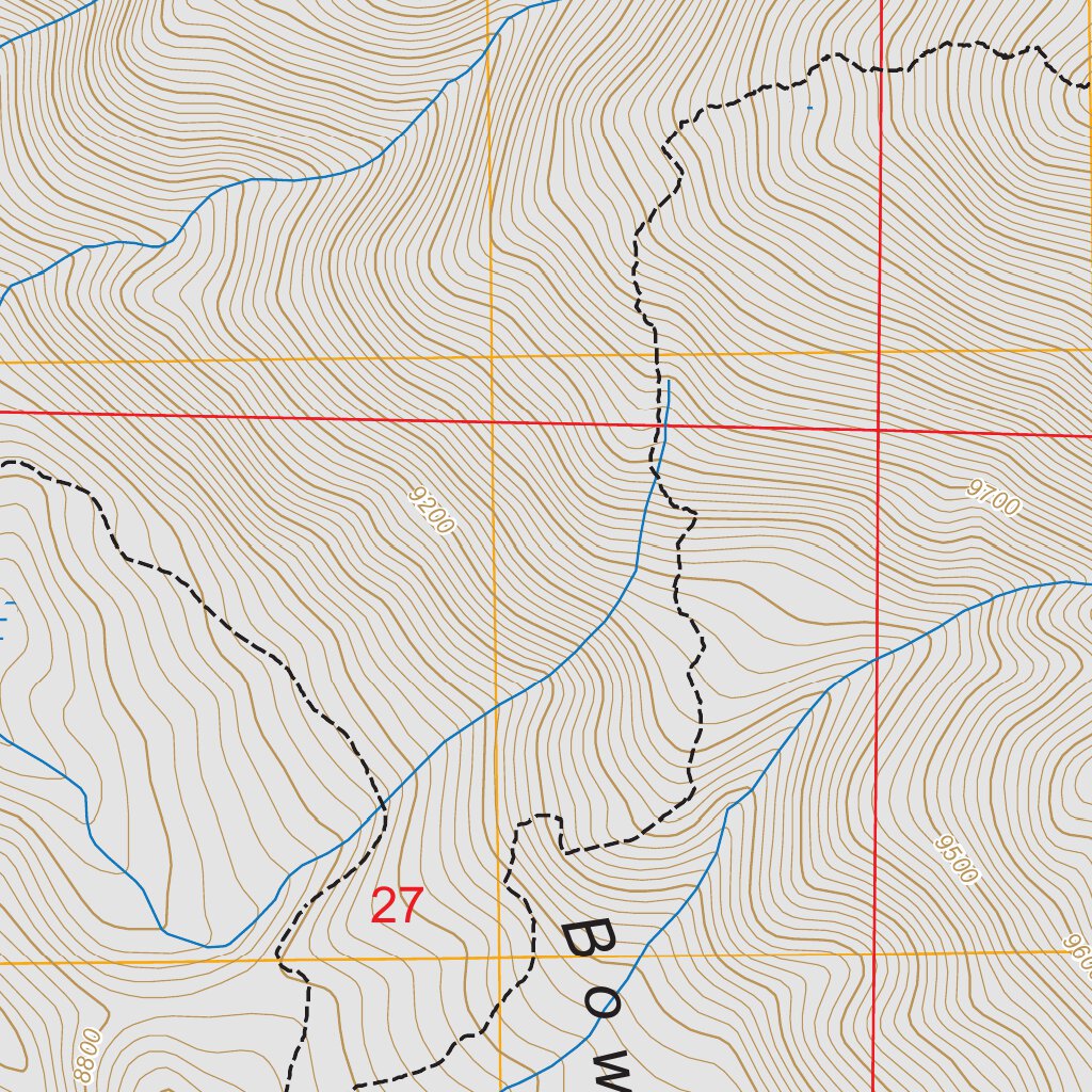 Johnny Moore Mountain, CO FSTopo Map by US Forest Service - Topo ...