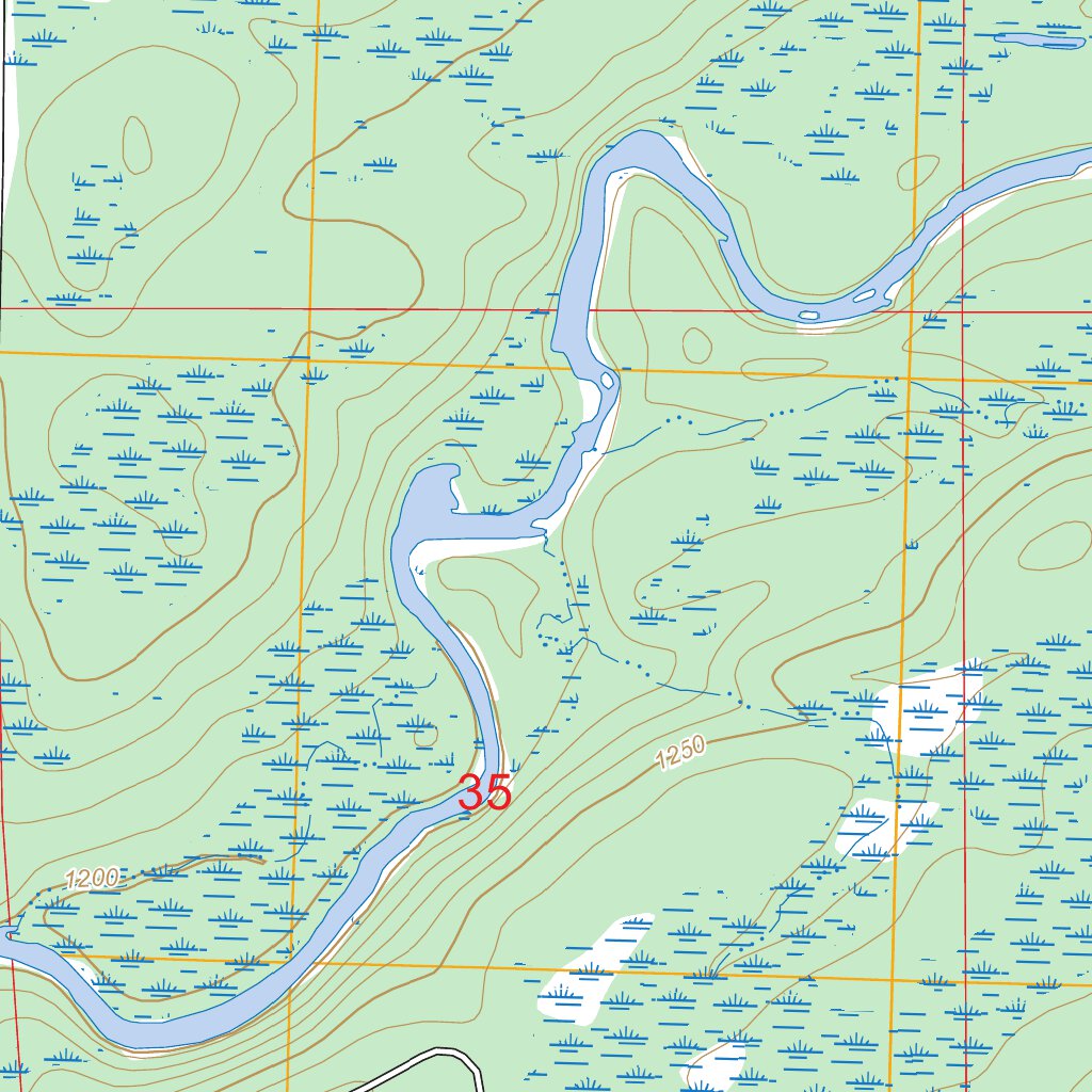 Jump River Fire Tower NW, WI FSTopo Map by US Forest Service - Topo ...