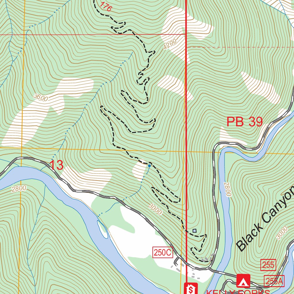 Junction Mountain, ID FSTopo Map by US Forest Service - Topo | Avenza Maps