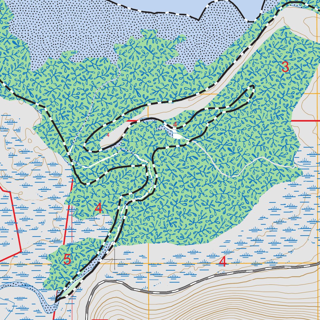 Juneau A-4 SW, AK FSTopo Map by US Forest Service - Topo | Avenza Maps