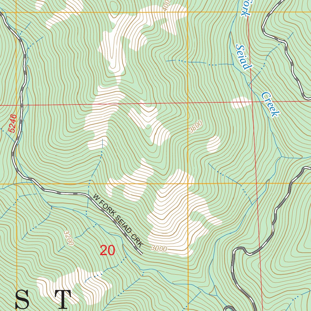 Kangaroo Mountain, CA FSTopo Map by US Forest Service - Topo | Avenza Maps