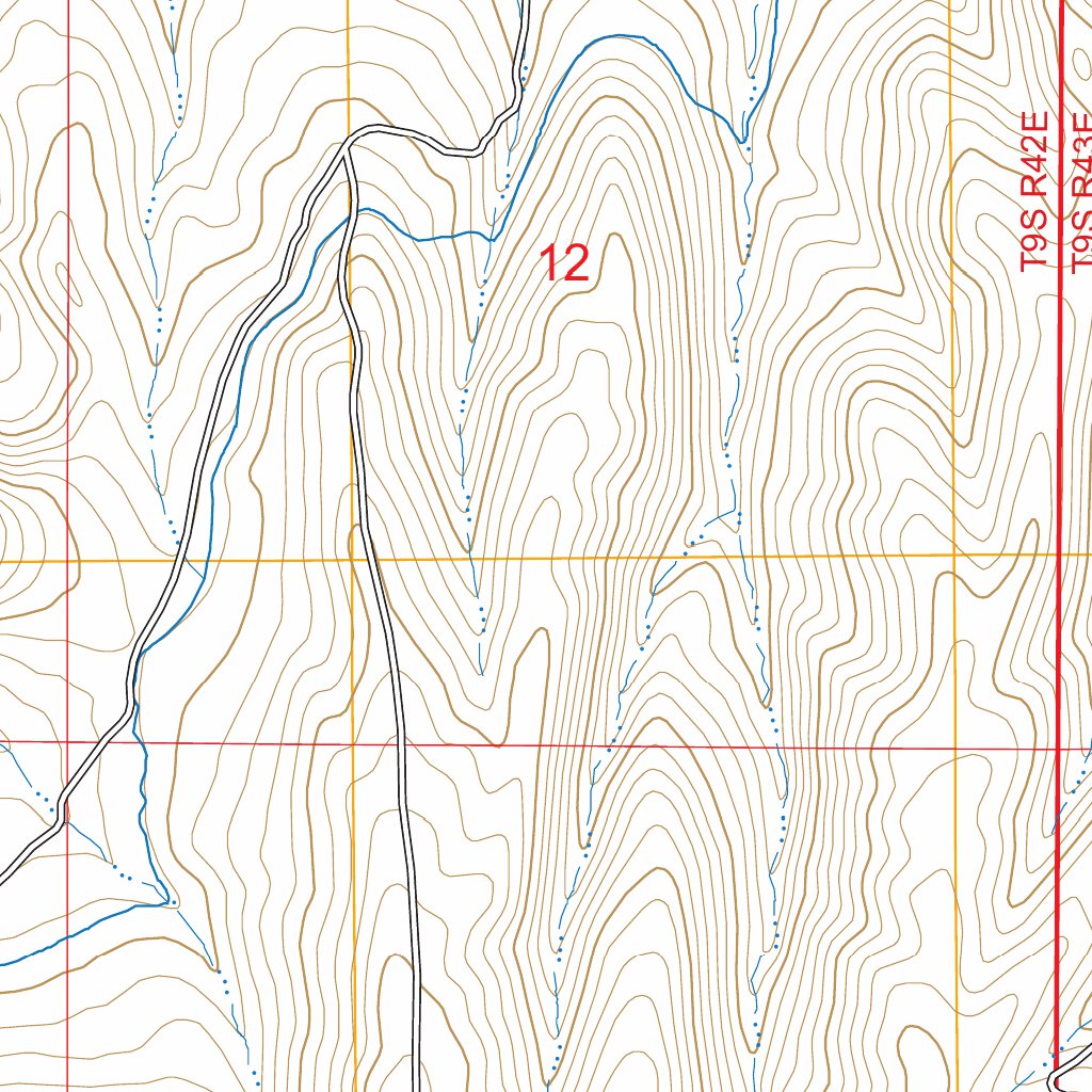 Keating, OR FSTopo Map by US Forest Service - Topo | Avenza Maps