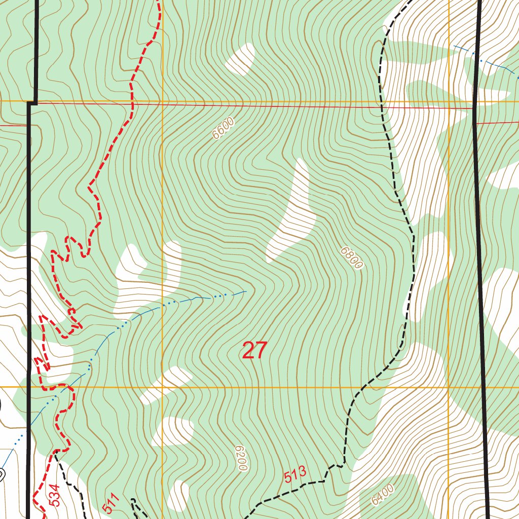 Kelly Creek, MT FSTopo Map by US Forest Service - Topo | Avenza Maps