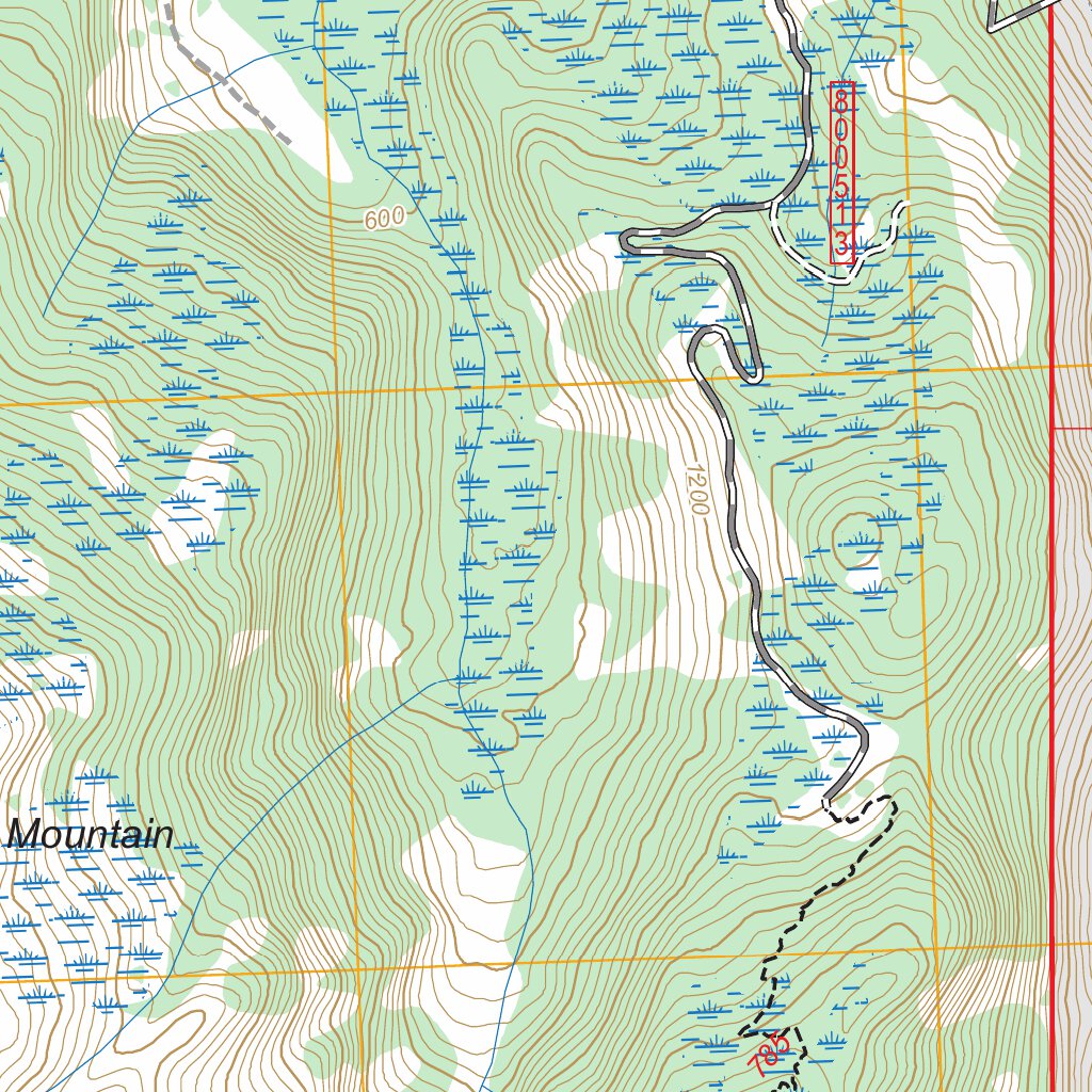 Ketchikan B-5 NW, AK FSTopo Map by US Forest Service - Topo | Avenza Maps