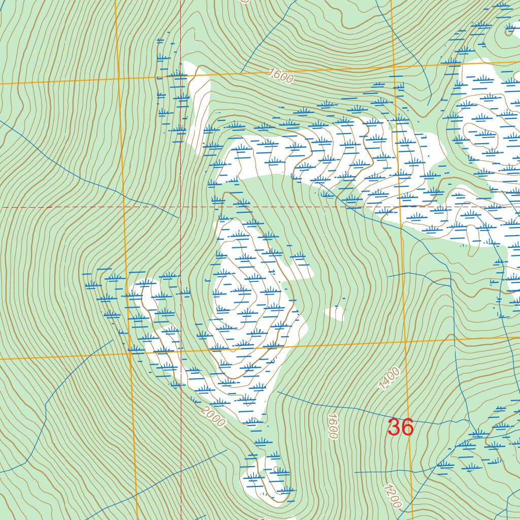 Ketchikan D-6 SW, AK FSTopo Map by US Forest Service - Topo | Avenza Maps