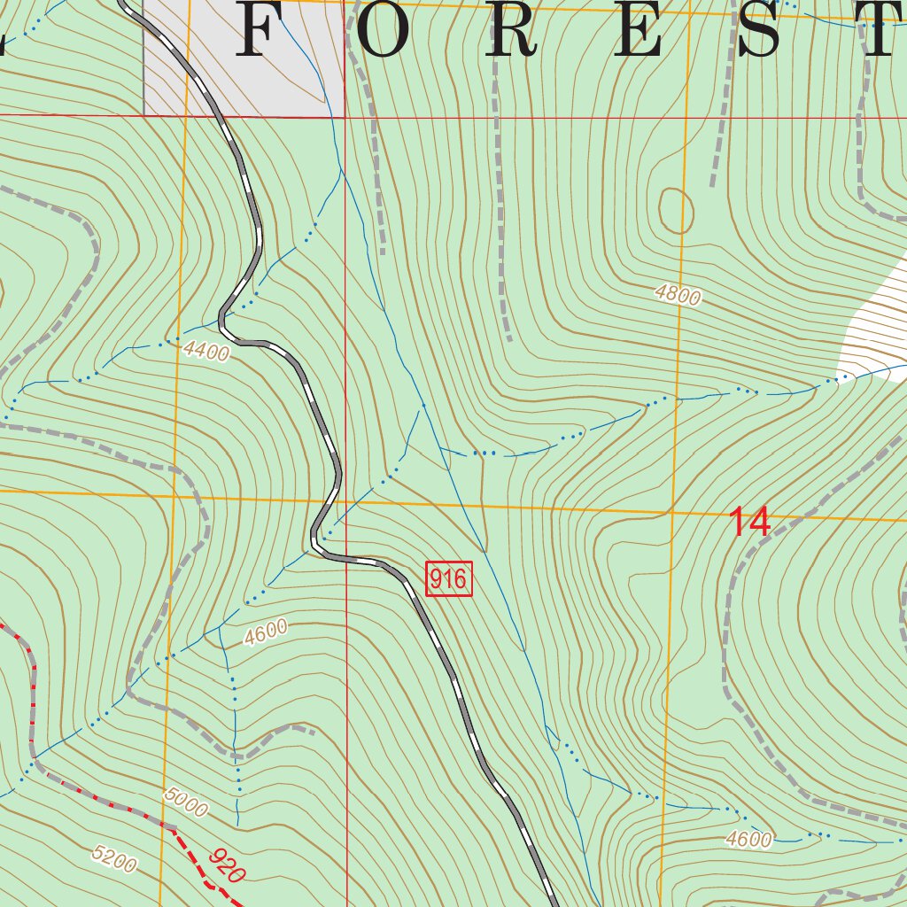 Kila, MT FSTopo Map by US Forest Service - Topo | Avenza Maps