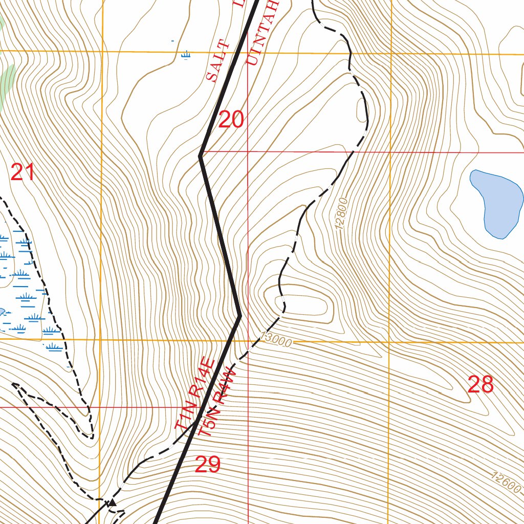 Kings Peak, UT FSTopo Map by US Forest Service - Topo | Avenza Maps