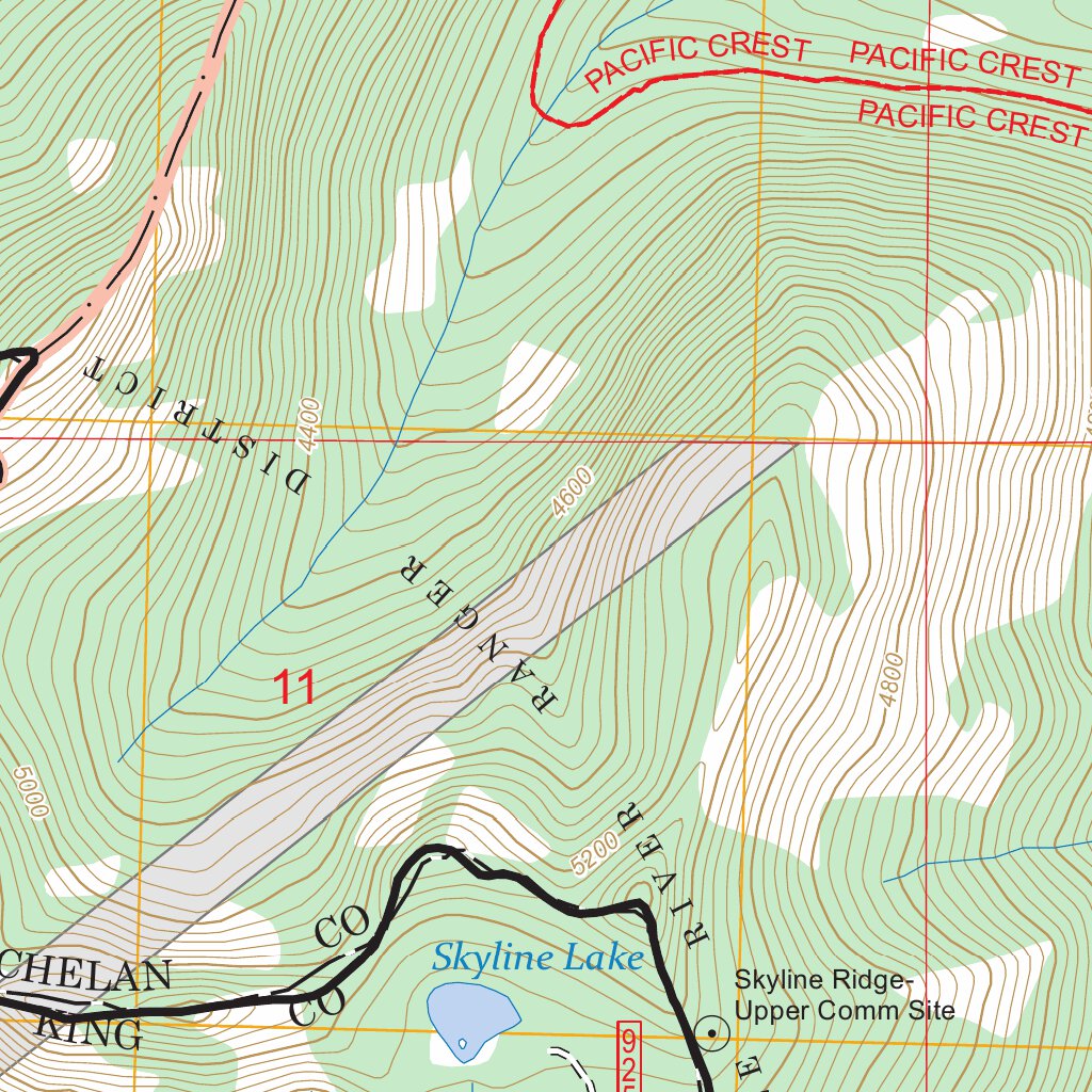 Labyrinth Mountain, WA FSTopo Map by US Forest Service - Topo | Avenza Maps