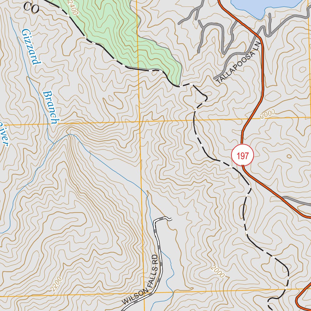 Lake Burton, GA FSTopo Map by US Forest Service - Topo | Avenza Maps