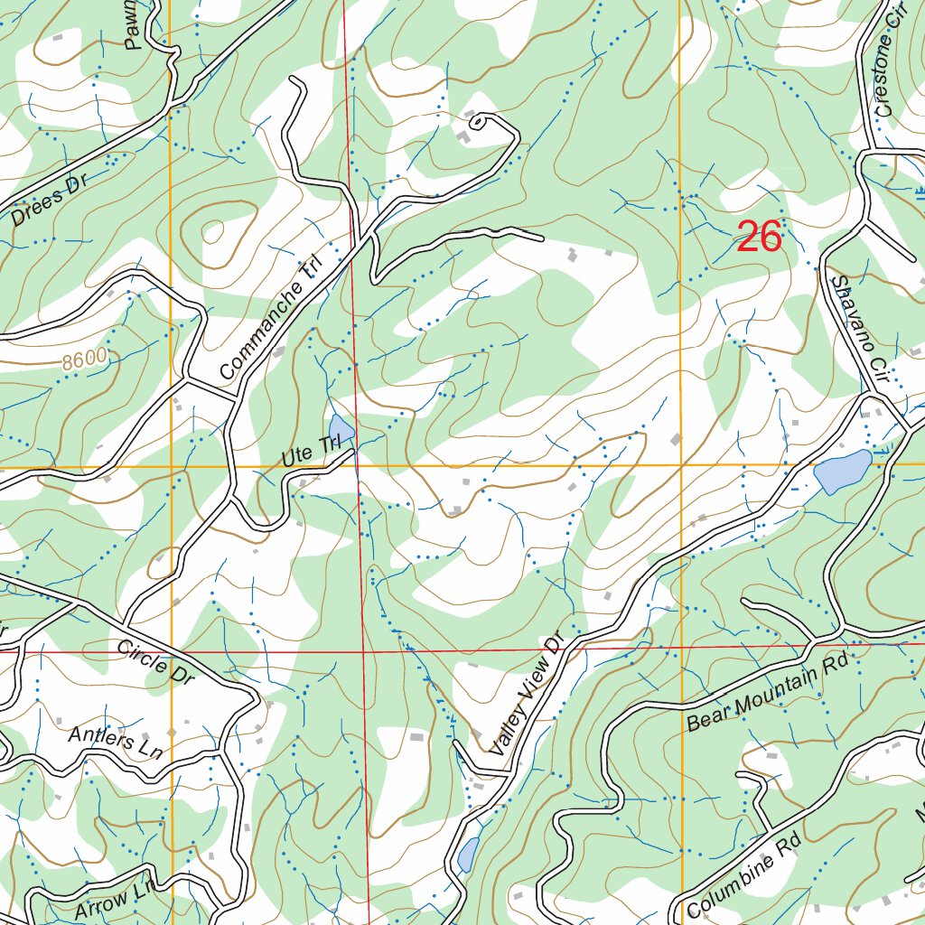 Lake George, CO FSTopo Map by US Forest Service - Topo | Avenza Maps