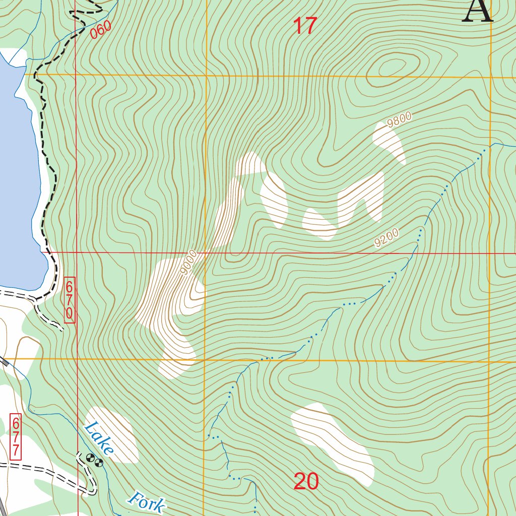Lake Fork Mountain, UT FSTopo Map by US Forest Service - Topo | Avenza Maps