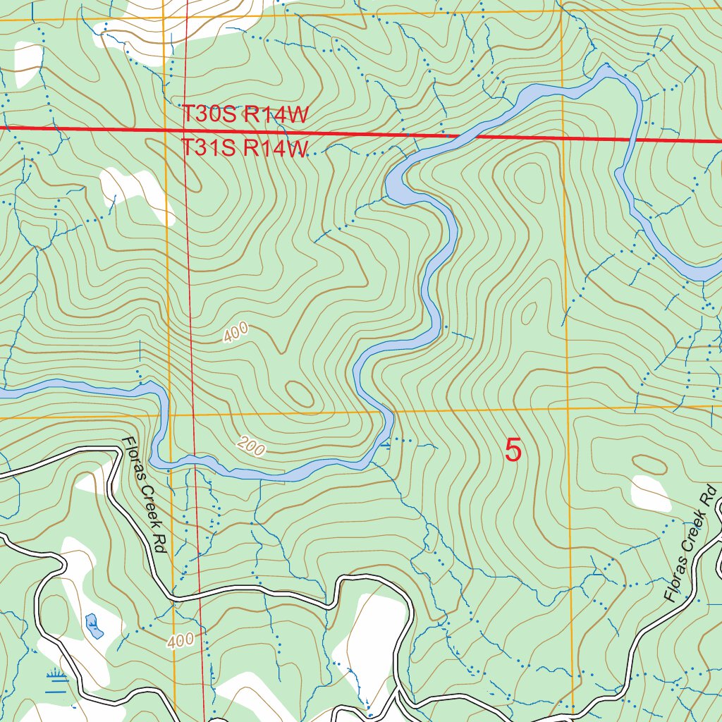 Langlois, OR FSTopo Map by US Forest Service - Topo | Avenza Maps