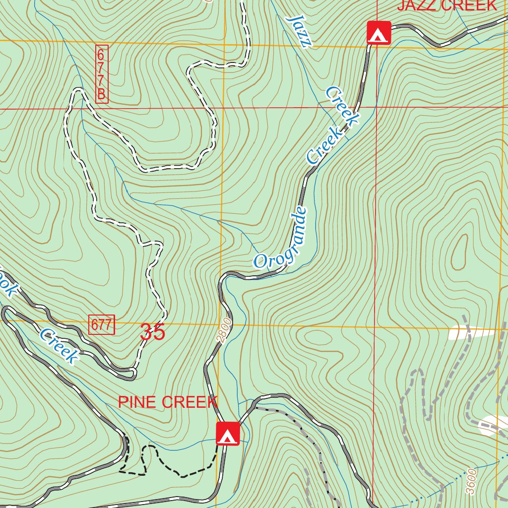 Larch Butte, ID FSTopo Map by US Forest Service - Topo | Avenza Maps