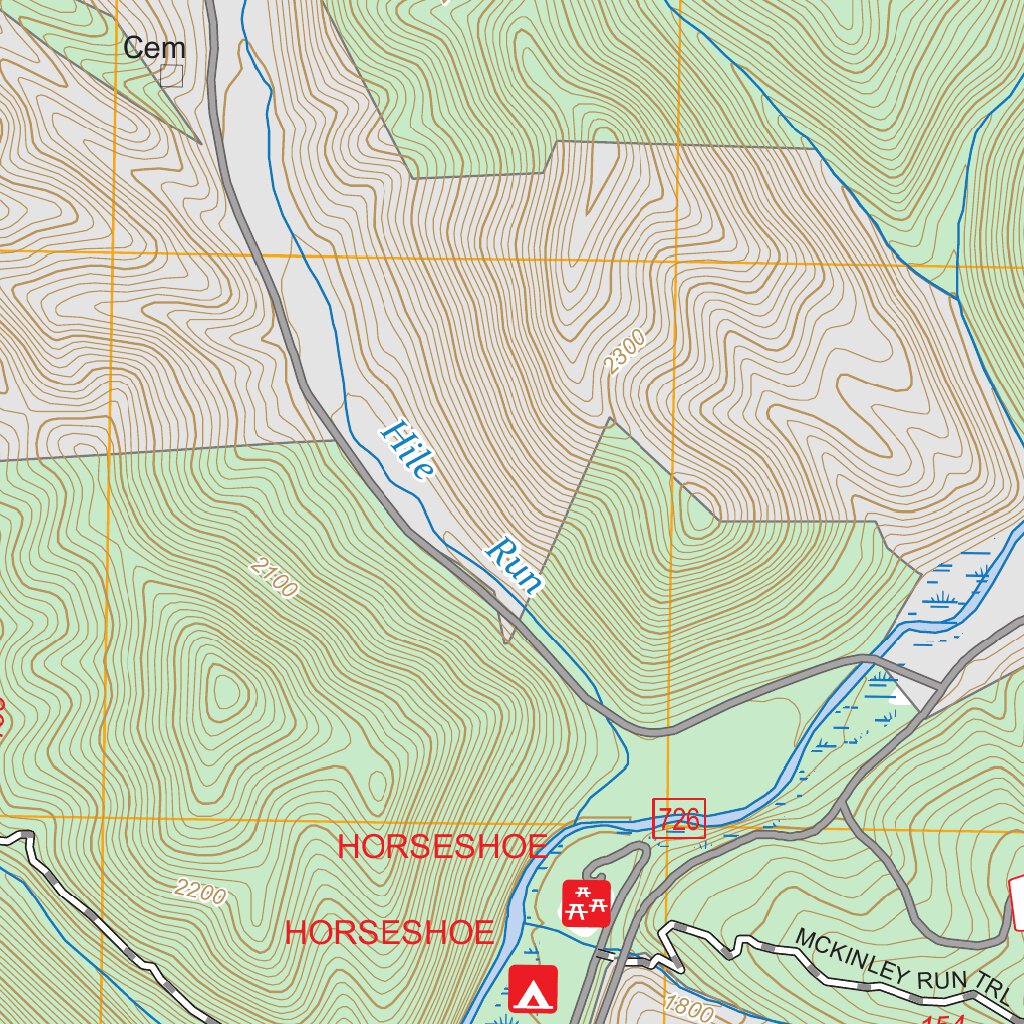 Lead Mine, WV FSTopo Map by US Forest Service - Topo | Avenza Maps
