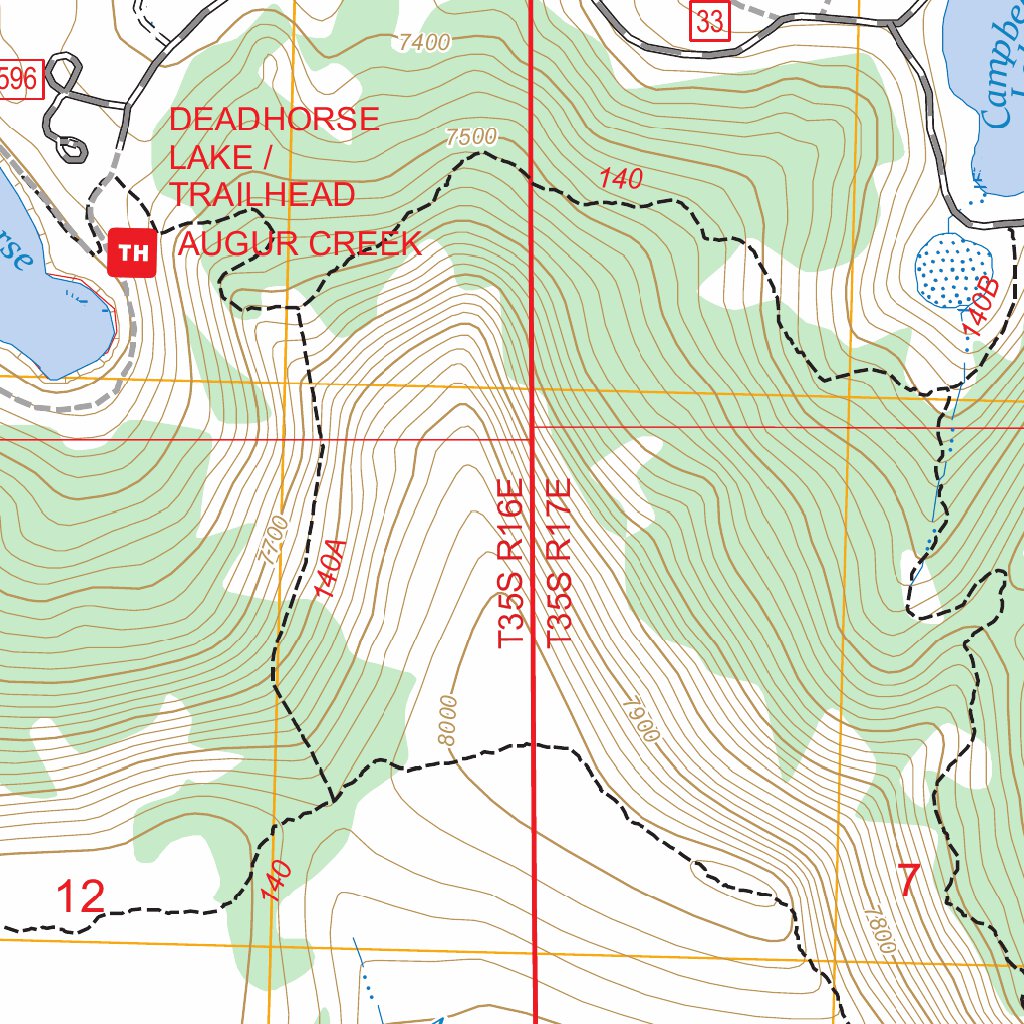 Lee Thomas Crossing, OR FSTopo Map by US Forest Service - Topo | Avenza ...