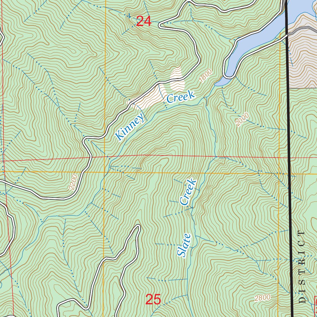 Lawhead Creek, OR FSTopo Map by US Forest Service - Topo | Avenza Maps
